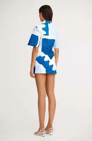 Significant Other Claire Printed Mini Dress