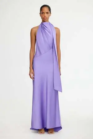Significant Other Adriana Halter Gown - Lilac