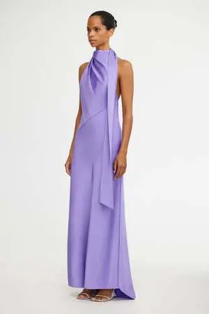 Significant Other Adriana Halter Gown - Lilac