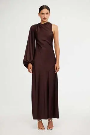 Significant Other Adriana One Shoulder Maxi Dress