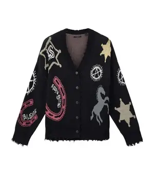 ALLSAINTS Cotton Jacquard Hester Cardigan