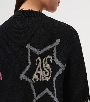ALLSAINTS Cotton Jacquard Hester Cardigan