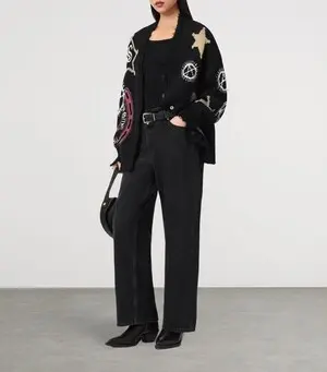 ALLSAINTS Cotton Jacquard Hester Cardigan