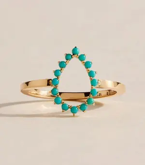 JENNIFER MEYER Mini Teardrop Ring