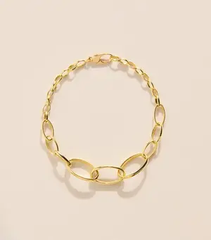 JENNIFER MEYER Yellow Graduated Edith Link Bracelet - Gold