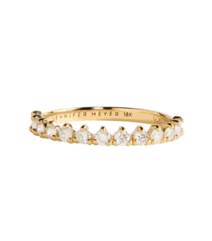 JENNIFER MEYER Diamond 3-prong Ring - Gold