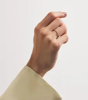 JENNIFER MEYER Diamond 3-prong Ring