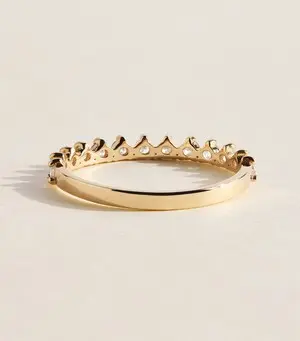 JENNIFER MEYER Diamond 3-prong Ring