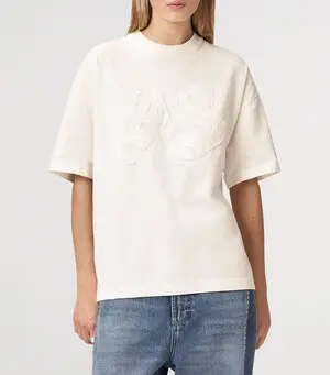 ALLSAINTS Organic Cotton Insignia Etta T-shirt - White