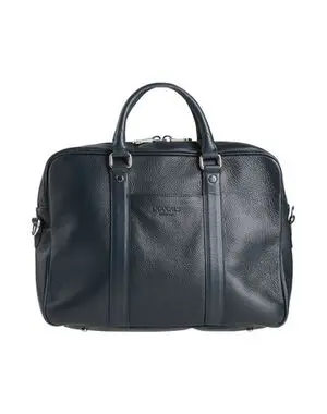 DOUCAL'S Leather Handbag - Navy