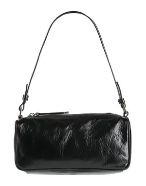 By Far Lambskin Handbag - Black