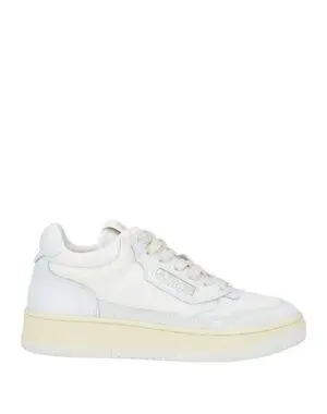 AUTRY Leather And Textile Fiber Low-top Sneakers - White