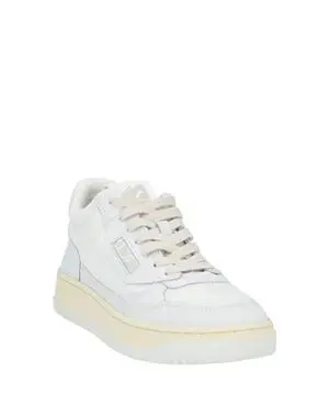 AUTRY Leather And Textile Fiber Low-top Sneakers - White