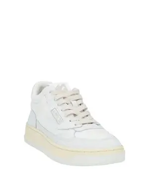 AUTRY Leather And Textile Fiber Low-top Sneakers - White