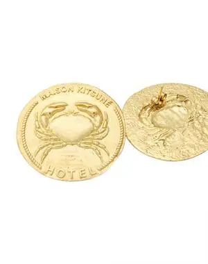 Maison Kitsuné X Nalin Studios Metal Earrings