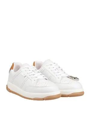 Gcds Leather Low-top Sneakers - White