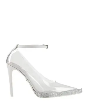 Gcds Stiletto Pumps With Buckle Strap - Transparent