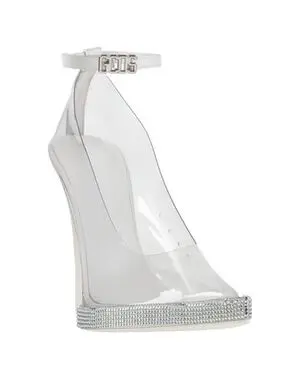 Gcds Stiletto Pumps With Buckle Strap - Transparent
