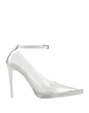 Gcds Stiletto Pumps With Buckle Strap - Transparent