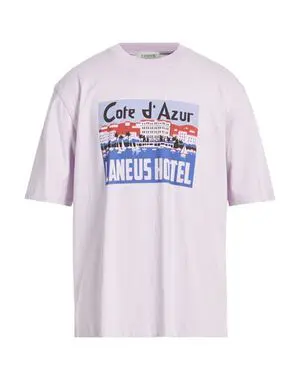 LANEUS T-shirt Size Cotton - Purple