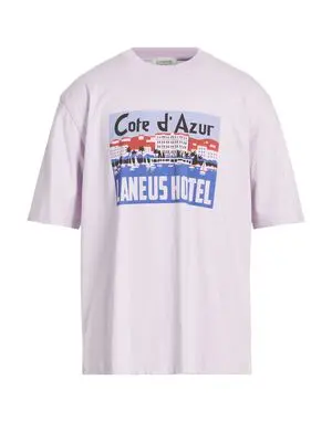 LANEUS T-shirt Size Cotton - Purple