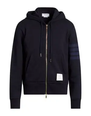 Thom Browne Cotton Terry Sweatshirt - Navy