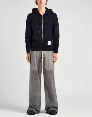 Thom Browne Cotton Terry Sweatshirt - Navy