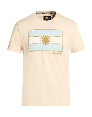 LA MARTINA T-shirt Size Cotton - Beige
