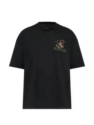 ALLSAINTS Skull-print Snake-print T-shirt - Black