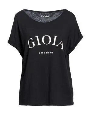 JUVIA Printed Cotton Viscose T-shirt