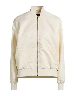 Versace Bomber Jacket With Logo - White