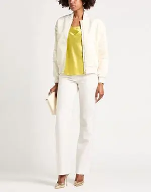 Versace Bomber Jacket With Logo - White
