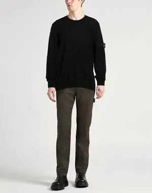 Stone Island Virgin Wool Sweater - Black
