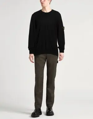Stone Island Virgin Wool Sweater - Black