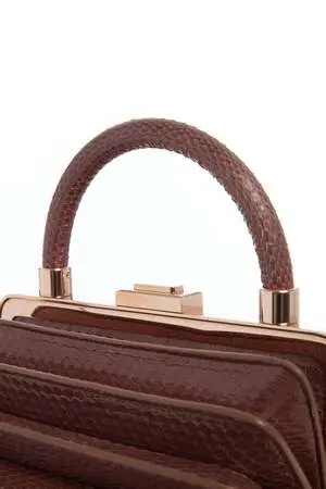 Gabriela Hearst Diana Bag In Snakeskin