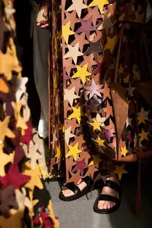 Gabriela Hearst Marija Patchwork Stars Leather Tote Bag