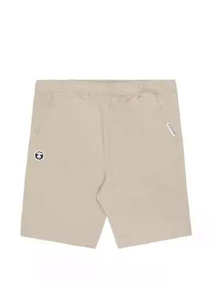 AAPE BY *A BATHING APE Moonface Embroidered Shorts