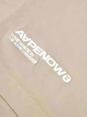 AAPE BY *A BATHING APE Moonface Embroidered Shorts