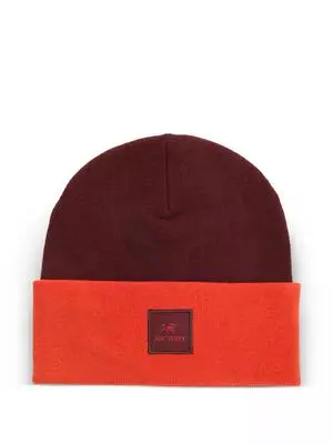 Arc'teryx Logo-patch Knitted Beanie - Red