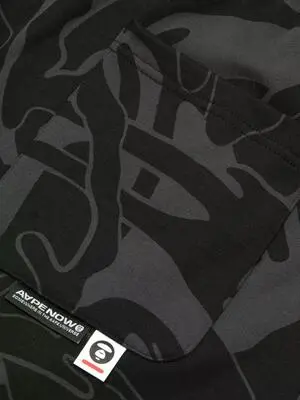 AAPE BY *A BATHING APE Moonface Logo-patch Camo Shorts - Black
