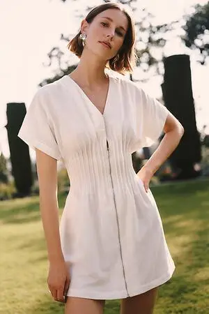 EXQUISE Tobie Pleated Mini Dress