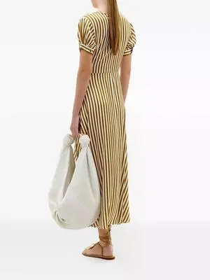Silvia Tcherassi Tie-front Striped Dress