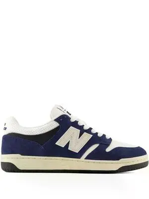 NEW BALANCE 480 Leather And Suede Trainers