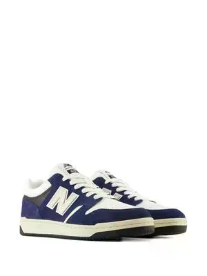 NEW BALANCE 480 Leather And Suede Trainers