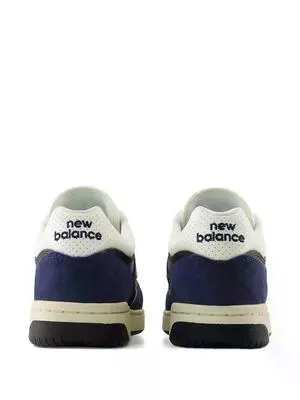NEW BALANCE 480 Leather And Suede Trainers