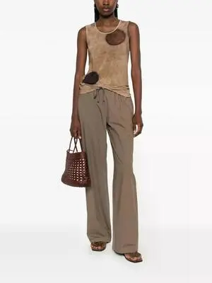 UMA WANG Ti Polka-dot Sleeveless Top