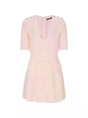 Balmain Short Sleeve Cocktail Dresses