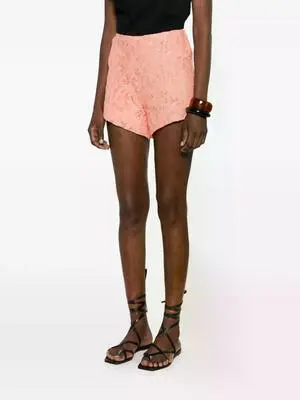 ACTUALEE Lace Patterned Shorts