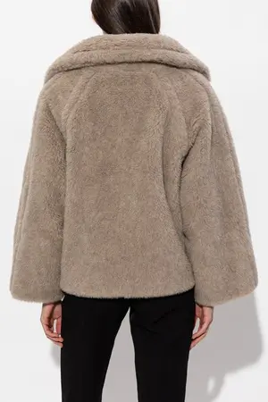 Max Mara Cambusa Fur Coat - Grey