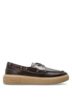 Bally Leather Boat Shoes